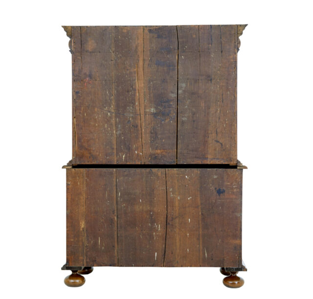 18TH CENTURY GEORGE I WALNUT CABINET ON CHEST - Debenham Antiques