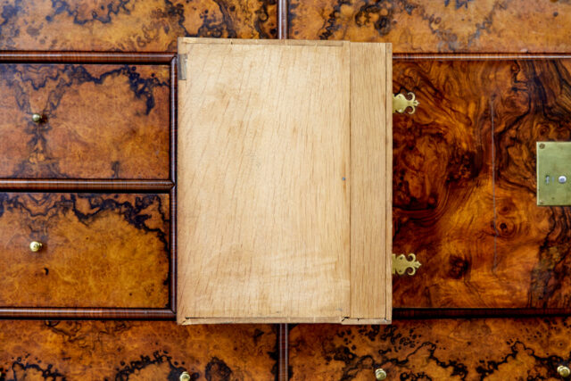 18TH CENTURY GEORGE I WALNUT CABINET ON CHEST - Debenham Antiques