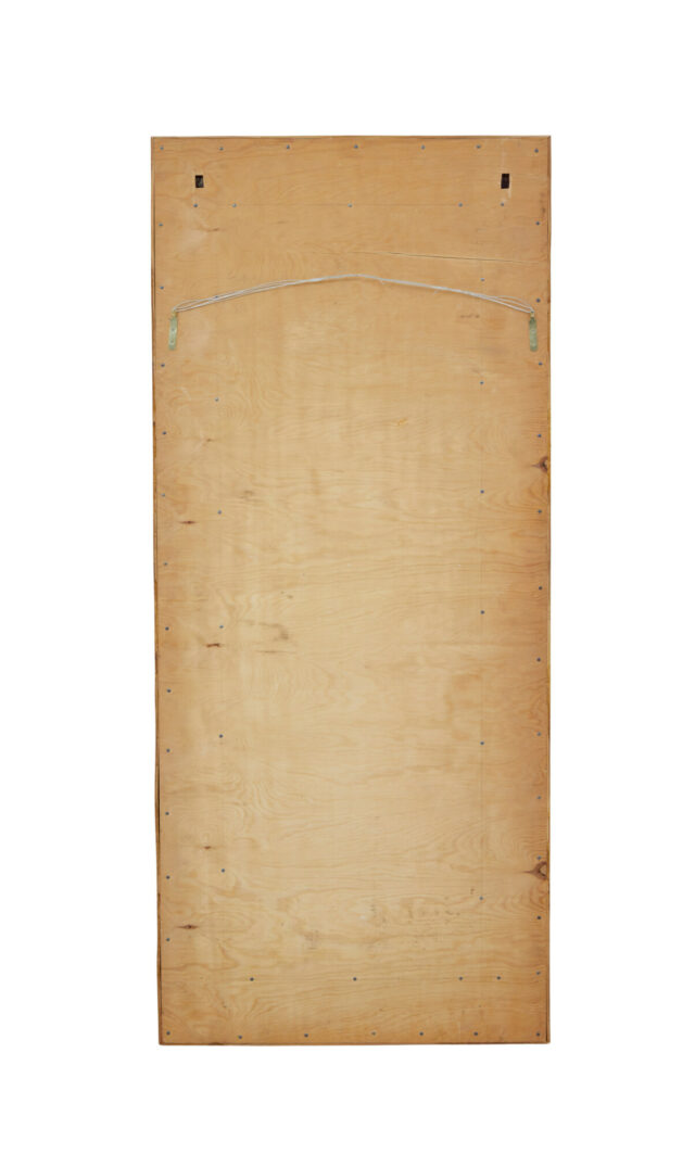TALL MID CENTURY SWEDISH HARLEQUIN WALL MIRROR - Debenham Antiques
