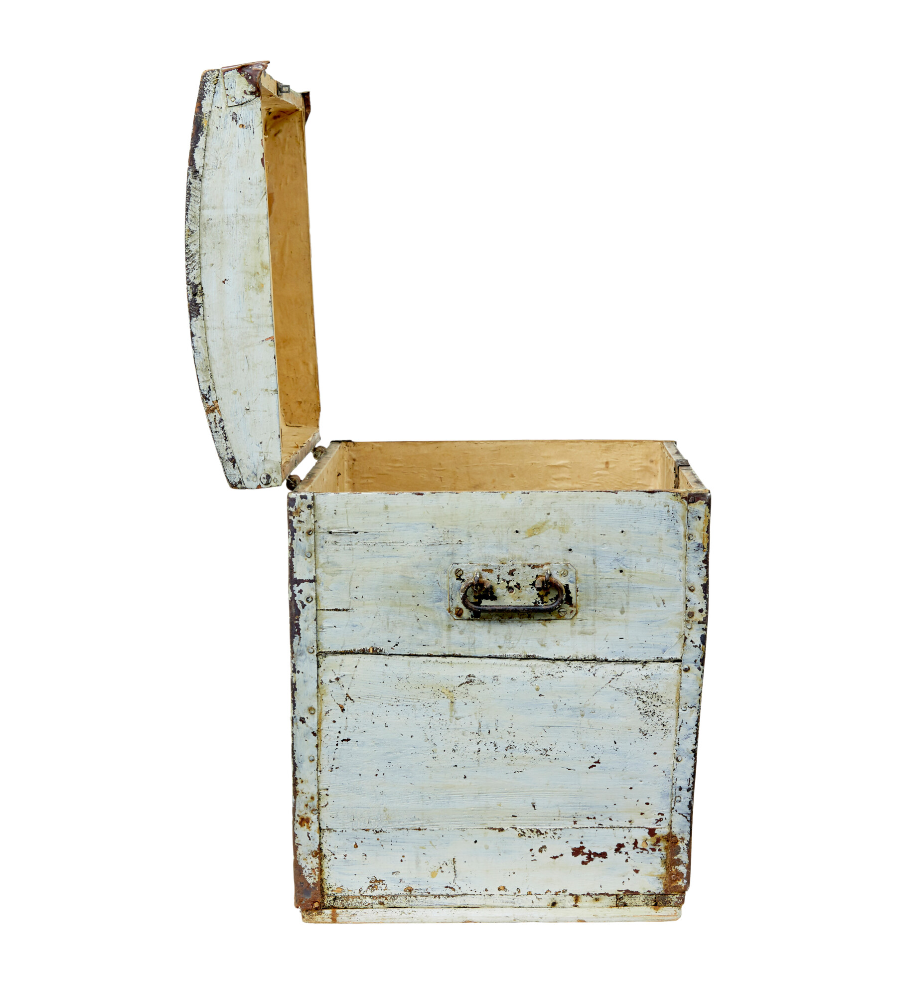 SCANDINAVIAN 19TH CENTURY SMALL DOME TOP TRUNK - Debenham Antiques